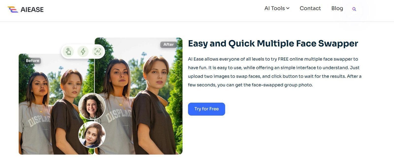 Revolutionize Your Creativity with AI Ease Free AI Face Swapper ...